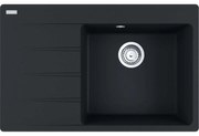 Franke Centro - Fragranitový dřez CNG 611-78 TL/7, 78x50 cm, matná černá 114.0637.506