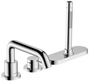 Hansgrohe Tecturis S - Baterie na okraj vany, 3-otvorová instalace, sBox, chrom 73447000