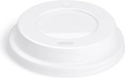 Wimex 76291 - víčko pro kelímek, vypouklé, průměr 73 mm, bílé - 100 ks