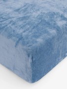 MK Lůžkoviny Prostěradlo mikroplyš Deluxe 200 x 200 cm - nebesky modré