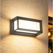 Brilagi - LED Venkovní nást. svítidlo se senz. PARKER LED/12W/230V antracit IP44
