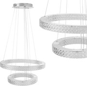 Toolight Toolight, LED stropní svítidlo 60cm, 64W, 4000K, 5000lm, MS007-CP, chromová, OSW-09617