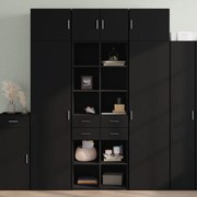 Skříň highboard černá 70 x 42,5 x 185 cm kompozitní dřevo 3281463