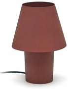 Stolní lampa v terakotové barvě s kovovým stínidlem (výška 30 cm) Canapost – Kave Home