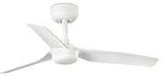 FARO Barcelona FARO 33820WT-Stropní ventilátor MINI PUNT S bílá pr. 90 cm WT + dálkové ovládání 33820T