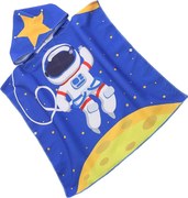 Dětské pončo GALAXIO modré Rozměr: 60 x 120 cm