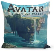 Sablio Polštář Avatar The Way of Water Plovoucí ostrov - 40x40 cm
