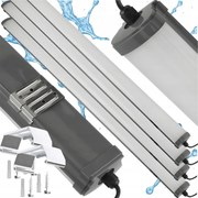 BERGE 4x LED stropní svítidlo 60W 6600lm 120cm 230v - neutrální bílá