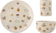 Kameninová dětská jídelní sada 3 ks Agnes – Bloomingville Mini
