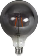 Teplá LED filamentová žárovka E27, 2 W Plain Smoke – Star Trading