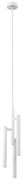 Klausen 142036 - LED Lustr na lanku TUBULAR 3xLED/5W/230V bílá 142036