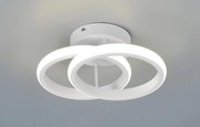 Reality Stropní LED svítidlo Kasia 7W 850lm 4000K matná bílá 26,5 x 18,5 cm