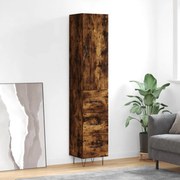 Skříň highboard kouřový dub 34,5 x 34 x 180 cm kompozitní dřevo 3198886