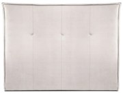 Krémové čelo postele 180x120 cm Monica – Milo Casa