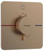 Hansgrohe ShowerSelect Comfort - Termostatická baterie pod omítku, kartáčovaný bronz 15581140