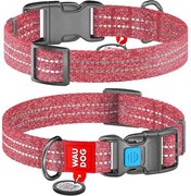 Obojek bavlna 15mmx25-35cm WAUDOG červený