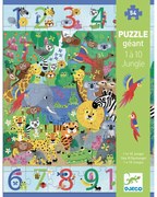 Puzzle - Džungle od 1 do 10 - 54 ks