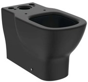 Ideal Standard Tesi - WC kombi mísa, spodní/zadní odpad, AquaBlade, hedvábná černá T5560V3