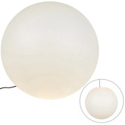 Moderní venkovní lampa bílá 77 cm IP65 - Nura