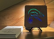 Li-Go "Chameleón" lampa 19x19cm provedení povrchu: jedle