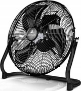 Podlahový Ventilátor 40 cm černý větráček 75 W silný a tichý