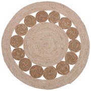 Koberec Ivana, (fi) 80 cm, béžová/hnědá