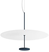 Linea Light CA088DLUMDI Stilo_P, závěsné svítidlo pro nepřímé osvětlení, 32W LED 2700K, bílá/modrá, prům. 74,5cm