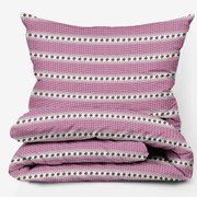 Bavlněné povlečení Mirabelka fialová Zapínání: knoflík, Velikost polštáře: 70x90, Velikost přikrývky: 140x200