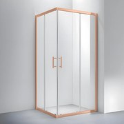 Motril Rose Gold sprchová kabina 80x80 190cm, 6mm NANO