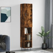 Skříň highboard kouřový dub 34,5 x 34 x 180 cm kompozitní dřevo