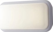 FAN LED-SHELLY-Q-L BCO Venkovní stropní svítidlo LED SHELLY bílá polykarbonát 20 W 2500 lm 3000/4000 K IP65 29,6x14,6x7,6 cm - FANEUROPE