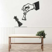 Elegantní dvoudílný obraz šachový design -  ŠACHMAT| SENTOP PR0435 plywood