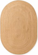 Hanse Home, Kusový koberec Jute Braided 106005 Gold ovál, 160x230 ovál, béžová, chodba / předsíň