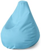 Sablio Sedací vak Pear Blankytně modrá - 140 x 100 x 25 cm