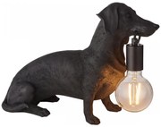 Endon 101188 - Stolní lampa DACHSHUND 1xE27/10W/230V černá