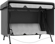 Outsunny Kryt na zahradní houpačku s voděodolným zipem 215x155x150 cm Tmavě šedý | Aosom