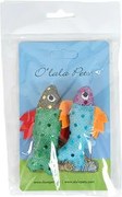 O’lala Pets Hračka kočka Rybka s třpytkami, se šantou 7cm/2ks