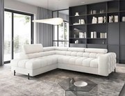 XXXLutz ROHOVÁ SEDAČKA, textil, bílá MID.YOU - Sedací soupravy - 00000L001203