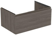 Ideal Standard Finesse - Umyvadlová skříňka, 80x51x37 cm, 1 zásuvka, Dark Elm E3392UR