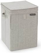 Brabantia Stohovatelný koš na prádlo světle šedý melír
