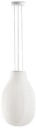 FARO 28300 - Lustr na lanku ISABELLE 1xE27/15W/230V pr. 31 cm bílá