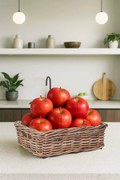 Košík na dekorace TACA, ratan, délka 47 cm, natur