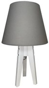 Stolní lampa CONE 1xE27/60W/230V bílá/šedá