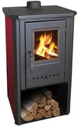 Krbová kamna Thalia Pella, 5,4 kW, 120 mm, červená