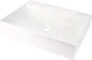 Deante Correo, granitové umyvadlo na desku 500x400x125 mm, bílá, DEA-CQR_AU5S