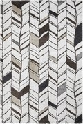 Obsession, AKCE: 80x150 cm Kusový koberec SOHO 841 WHITE, bílá, šedá, obývací pokoj