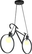 Toolight Toolight, Závěsné svítidlo kolo APP216-2CP, černá, OSW-00352