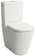 Laufen Meda - WC kombi mísa, vario odpad, zadní napouštění, Rimless, LCC, bílá H8241114000001