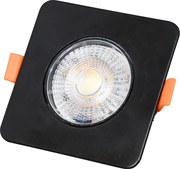 Ecolite LED stropní svítidlo KENT 3/5/7W 560lm 3000/4000/6000K černé 9x9x3cm