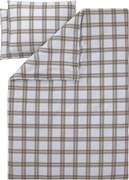 Livarno® Ložní povlečení z jemného flanelu, 200 x 220 cm, 70 x 90 cm (kostka/béžová)